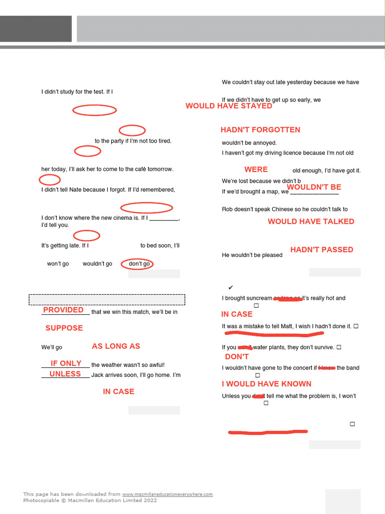 UNIT 4 CONDITIONALS 1 (1) | PDF | Linguistics