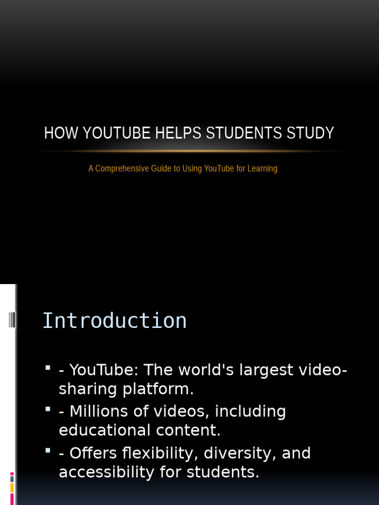 YouTube Study Presentation | PDF