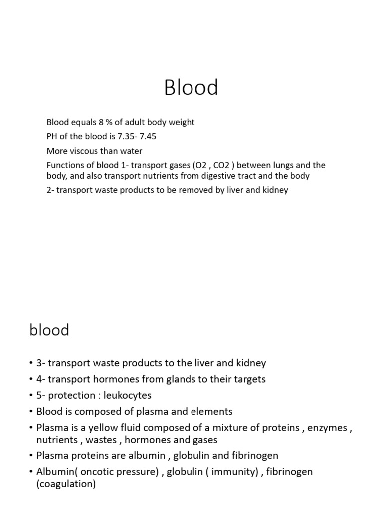 anatomy 3 blood | PDF | Vein | White Blood Cell