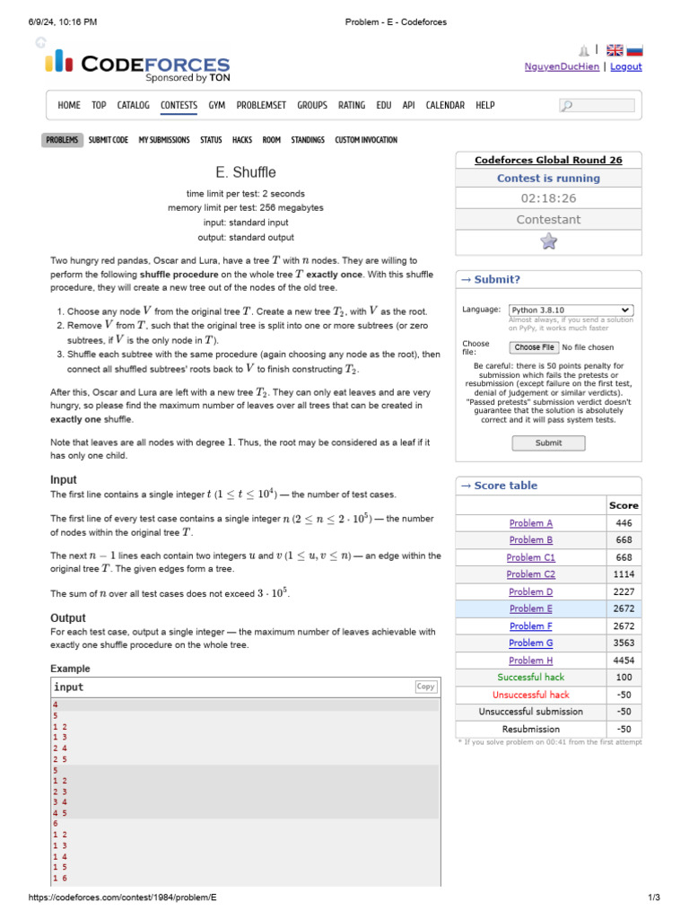 Shuffle Codeforces | PDF | Theoretical Computer Science | Algorithms And Data Structures