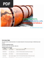API 510 Corrosion Rate and Remaining Life Calculations | PDF | Nature
