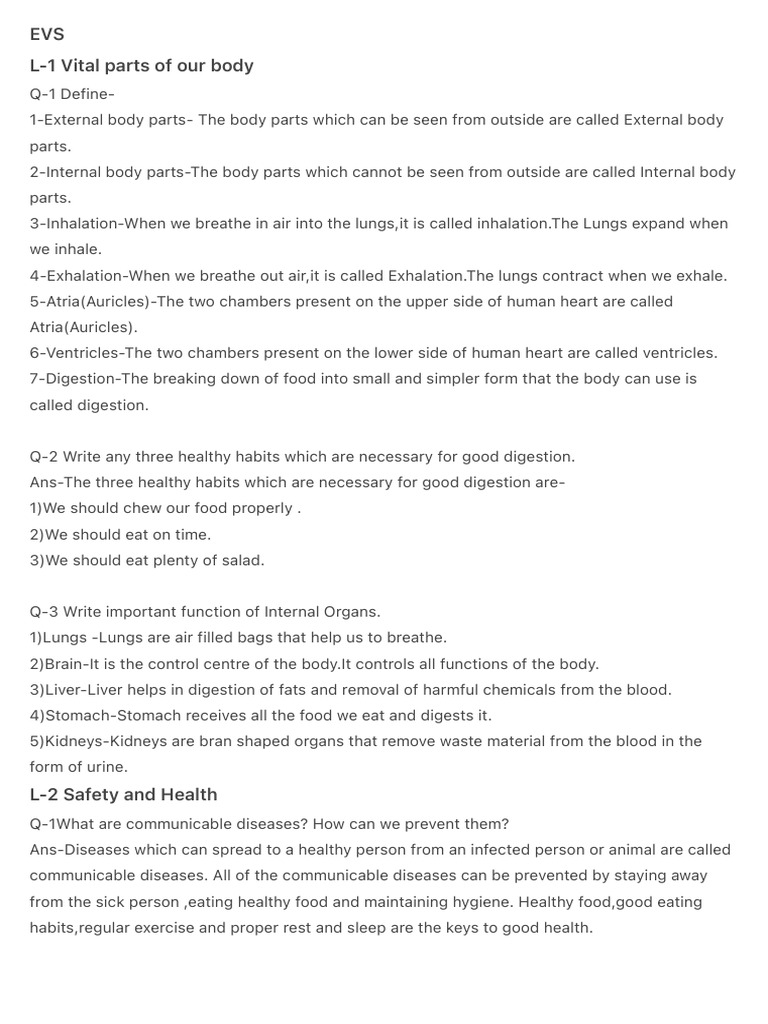 EVS 2 | PDF | Atrium (Heart) | Lung