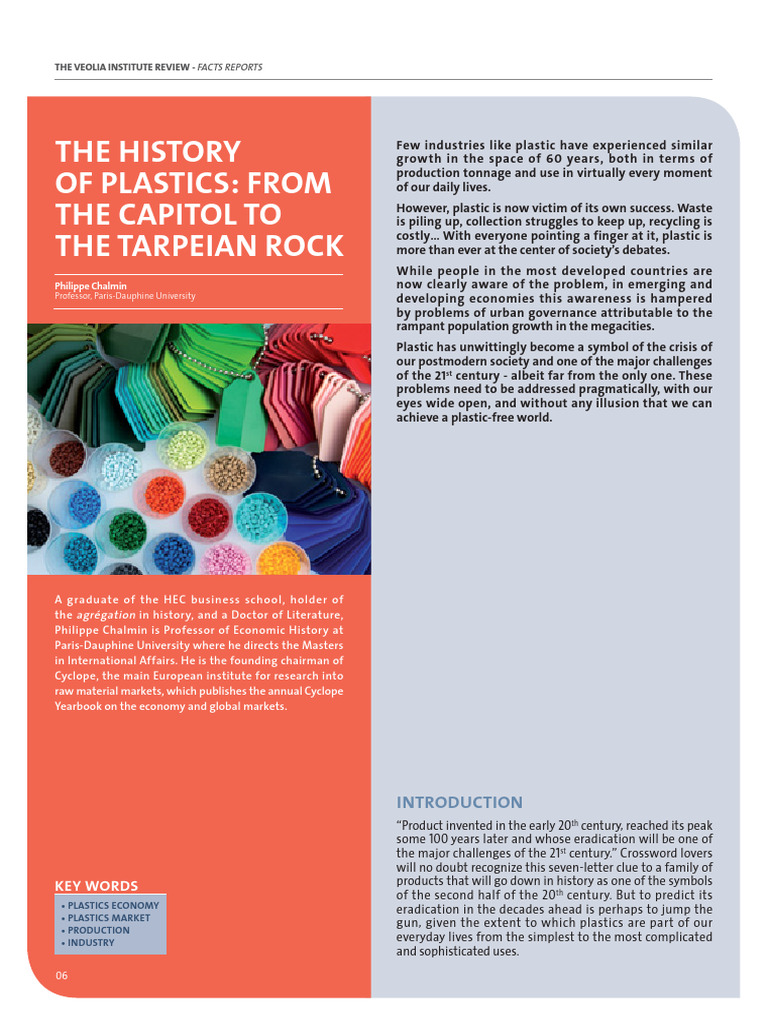 History and Impact of Plastics | PDF | Plastic | Poly(Methyl Methacrylate)