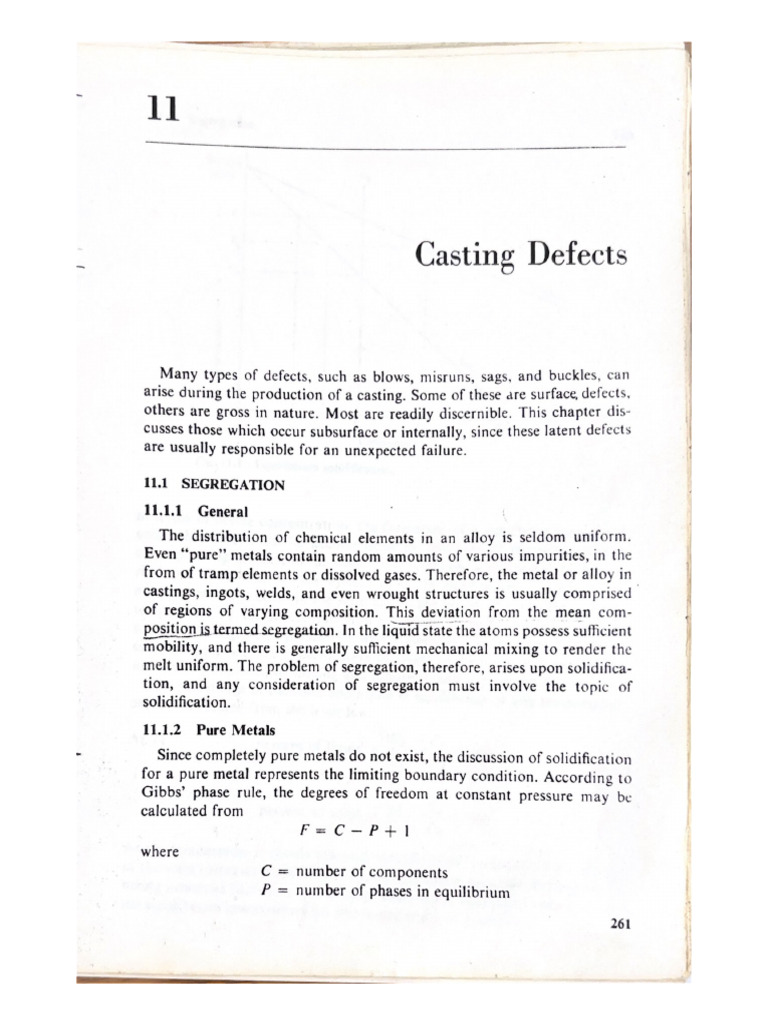 Casting Defects | PDF