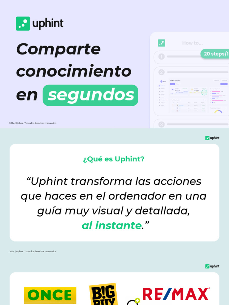 Presentación Uphint | PDF