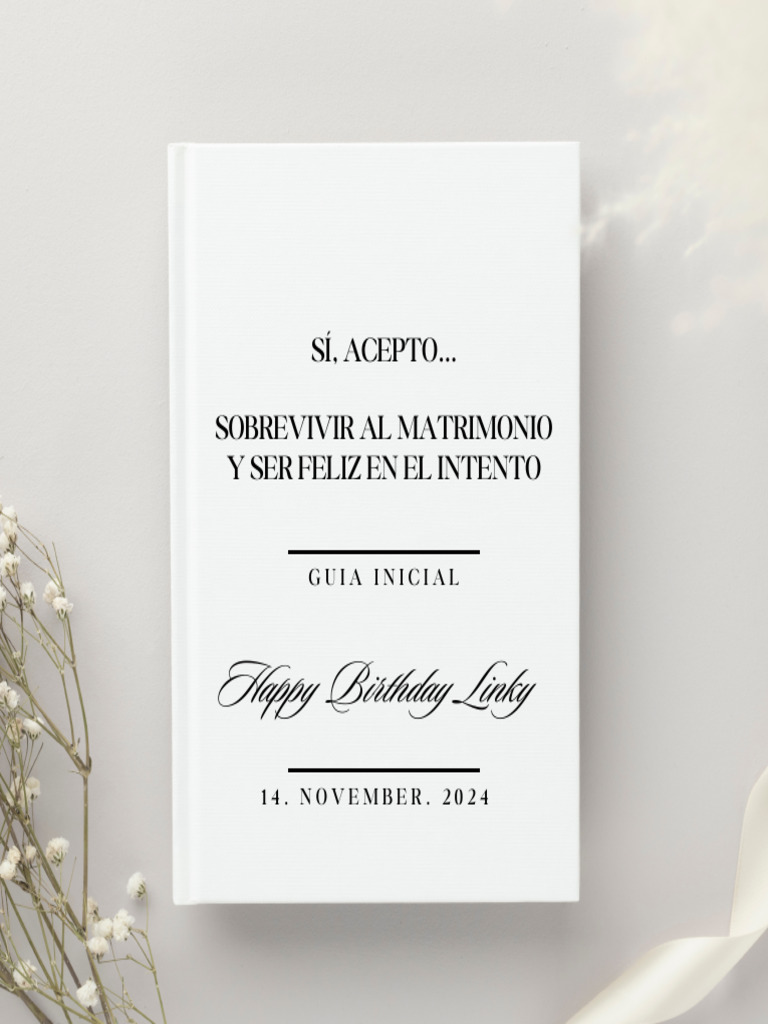 Si Acepto..... Librito | PDF | Amor