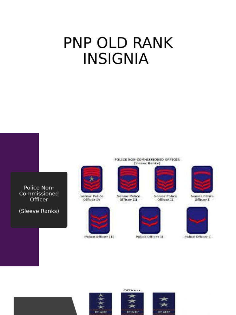 PNP Ranks | PDF