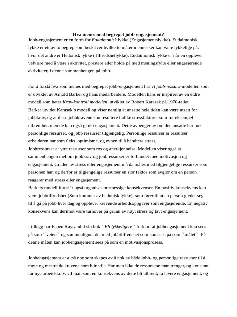 Arbeidskrav 2 ORGANISASJON OG LEDELSE | PDF Arbeidskrav 2 ORGANISASJON OG LEDELSE | PDF
