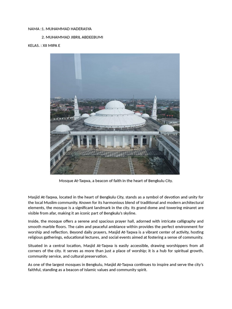 Tugas B.Ing captions rasya dan jibril | PDF