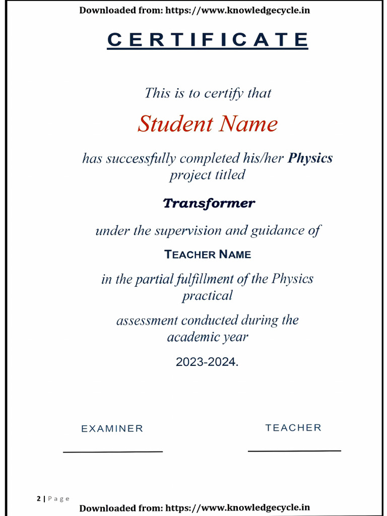 Transformer Project PDF (P) | PDF