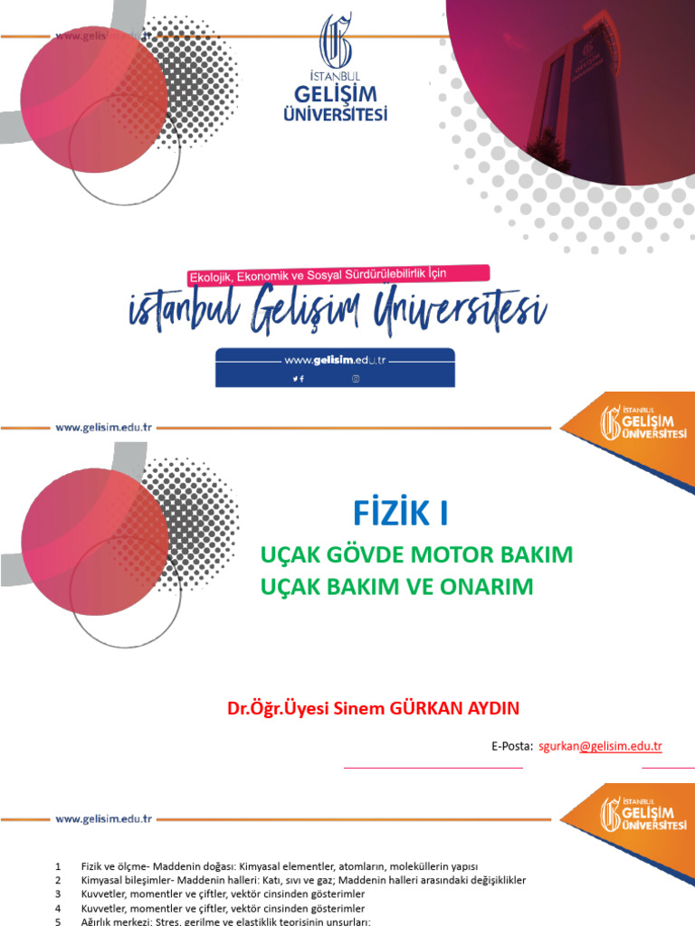 1 Hafta-FIZIK VE OLCME | PDF