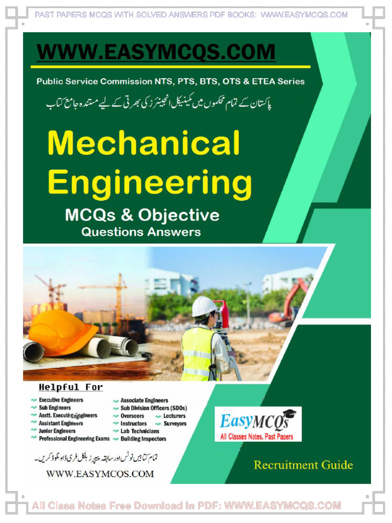 Mechanical Engineering MCQs | PDF | Boiler | Steel