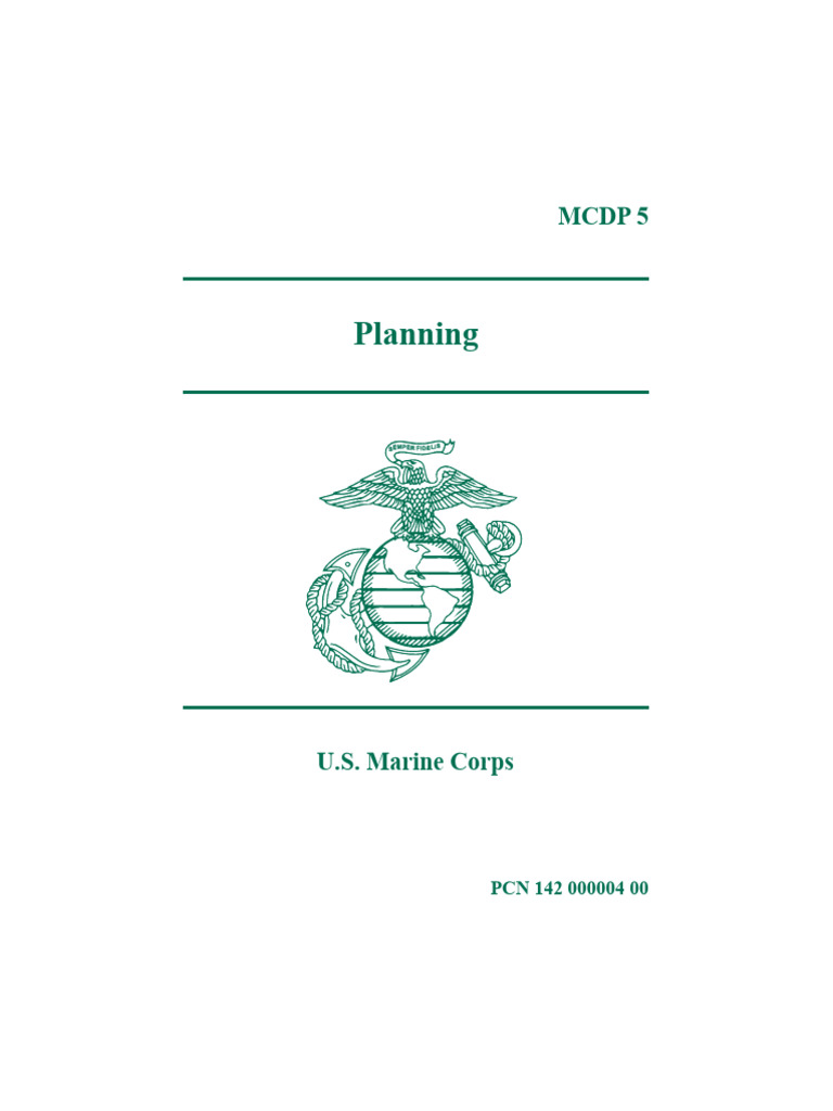 MCDP 5 | PDF