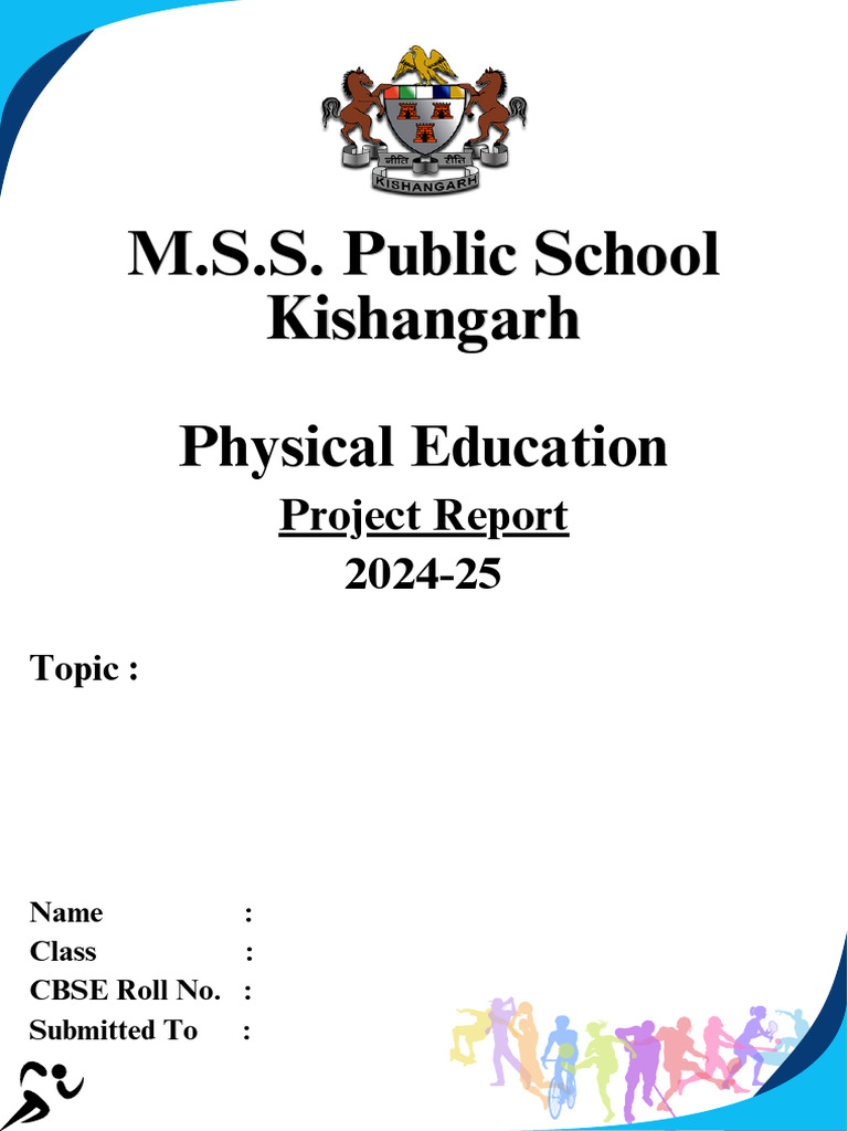 Project Cover Page PE XII | PDF