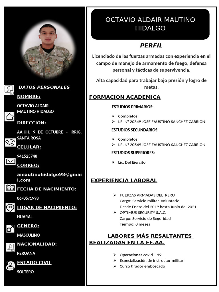 Curriculo Militar | PDF | Militar
