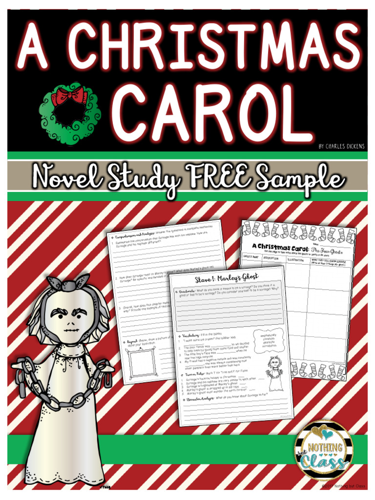 Carol: Novel Study FREE Sample | PDF | Ebenezer Scrooge | Jacob Marley