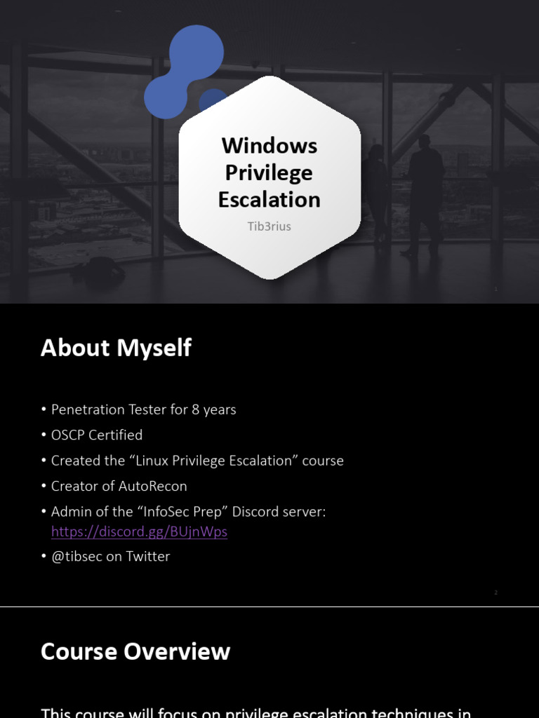 Windows Privilege Escalation Guide | PDF | Windows Registry | Microsoft ...