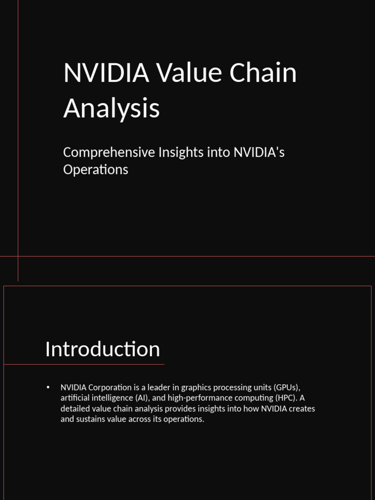NVIDIA Value Chain Analysis Insights | PDF | Graphics Processing Unit ...