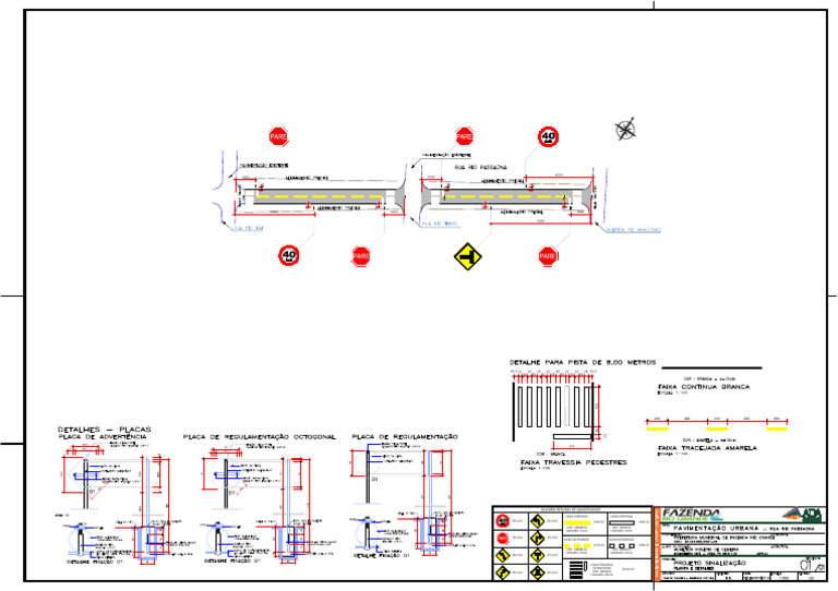 Rua Rio Passaúna - Sinalização_R01 | PDF