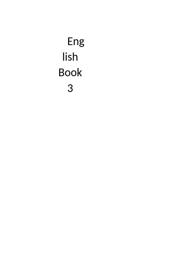 English Book 3 7th - 8th | PDF