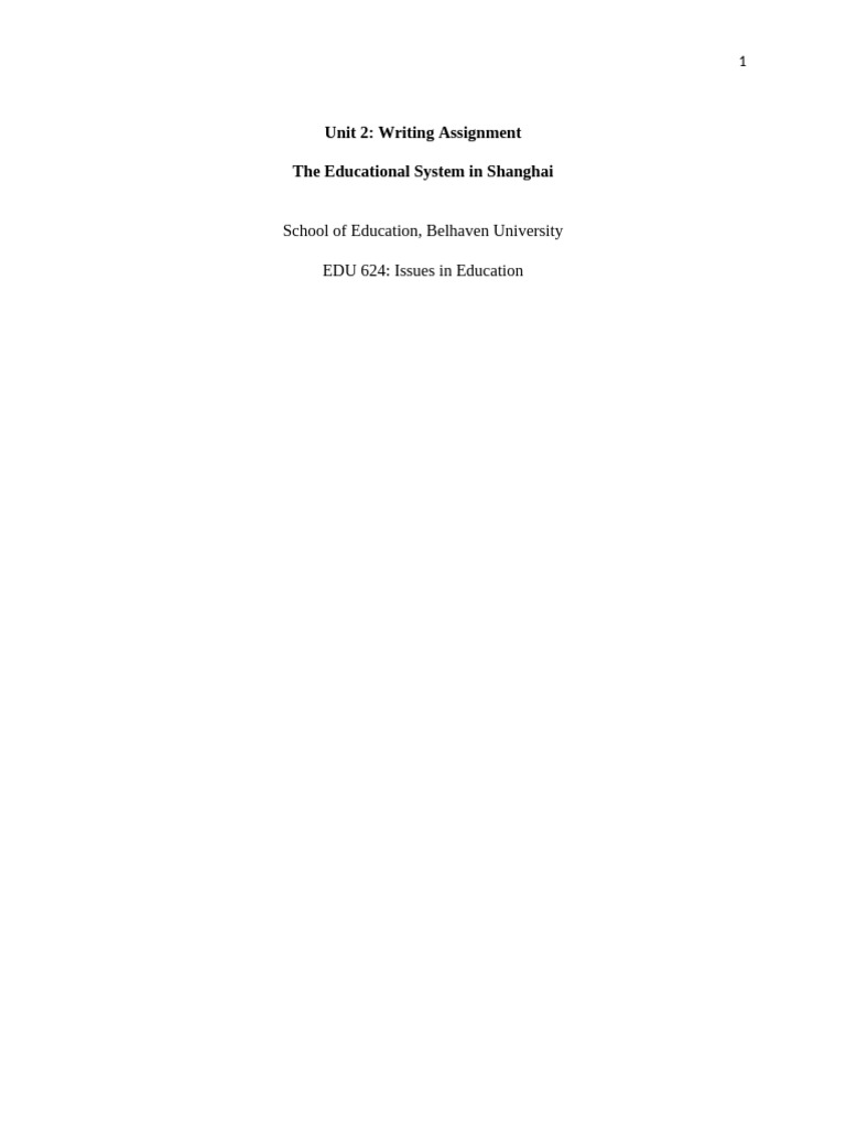 Shanghai's Top-Ranked Education System | PDF | Teachers | Curriculum