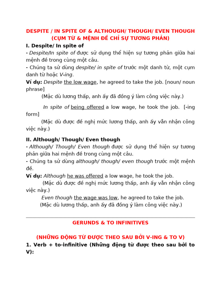 Grammar U11 | PDF
