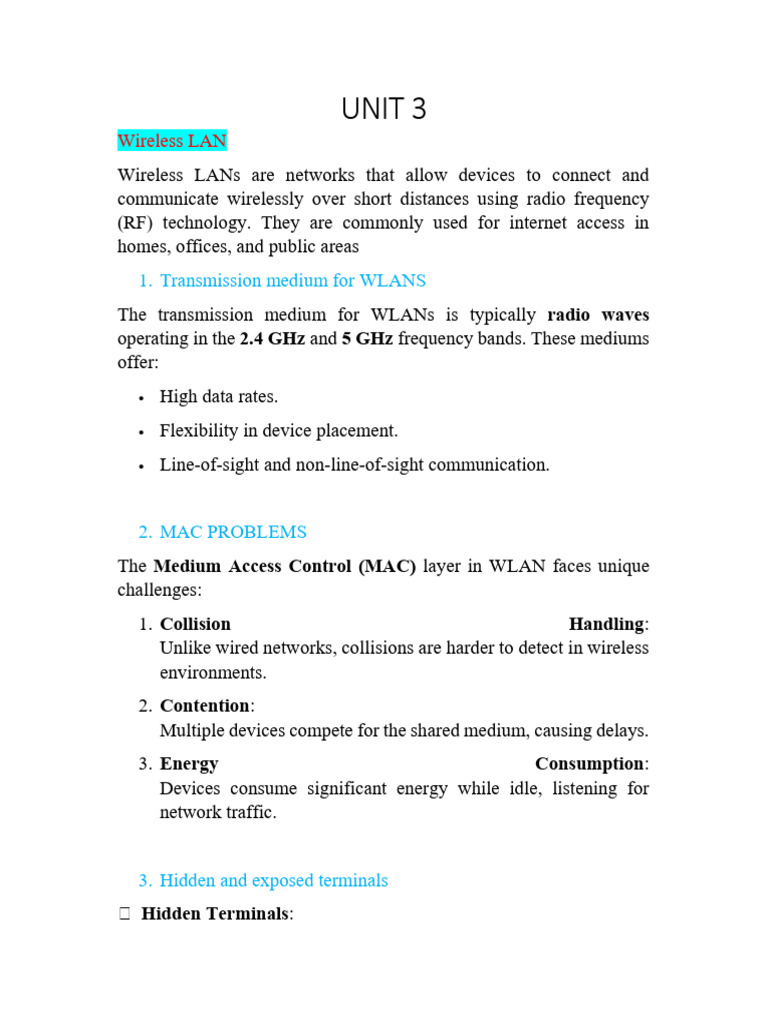 WLAN & Mobile IP Essentials | PDF | Routing | Wireless Lan