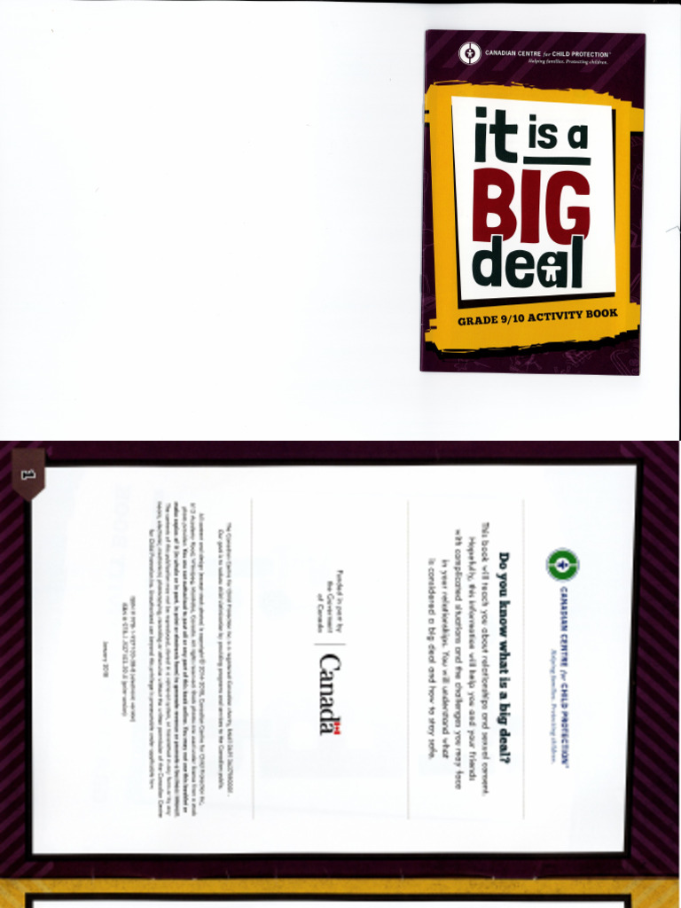3.1 It Is A Big Deal - Activity Book | PDF