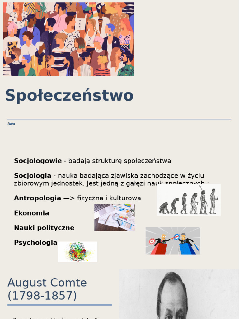 Prekursorzy Socjologii | PDF