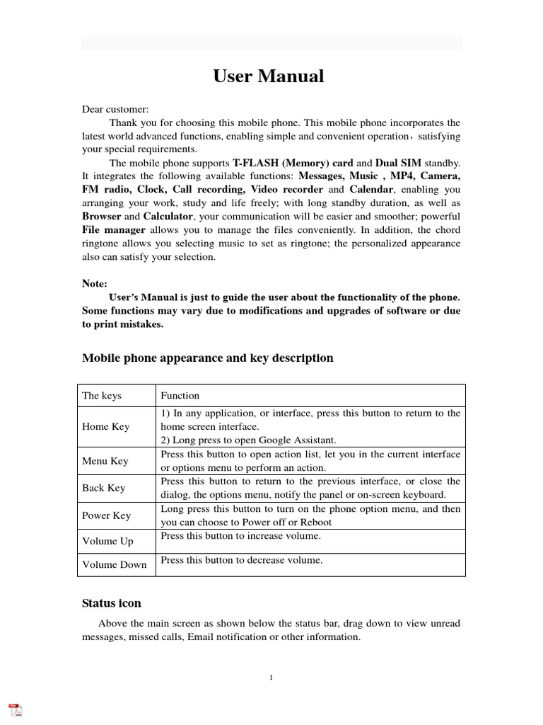Gemini Mobile Phone User Manual | PDF | Bluetooth | Wi Fi