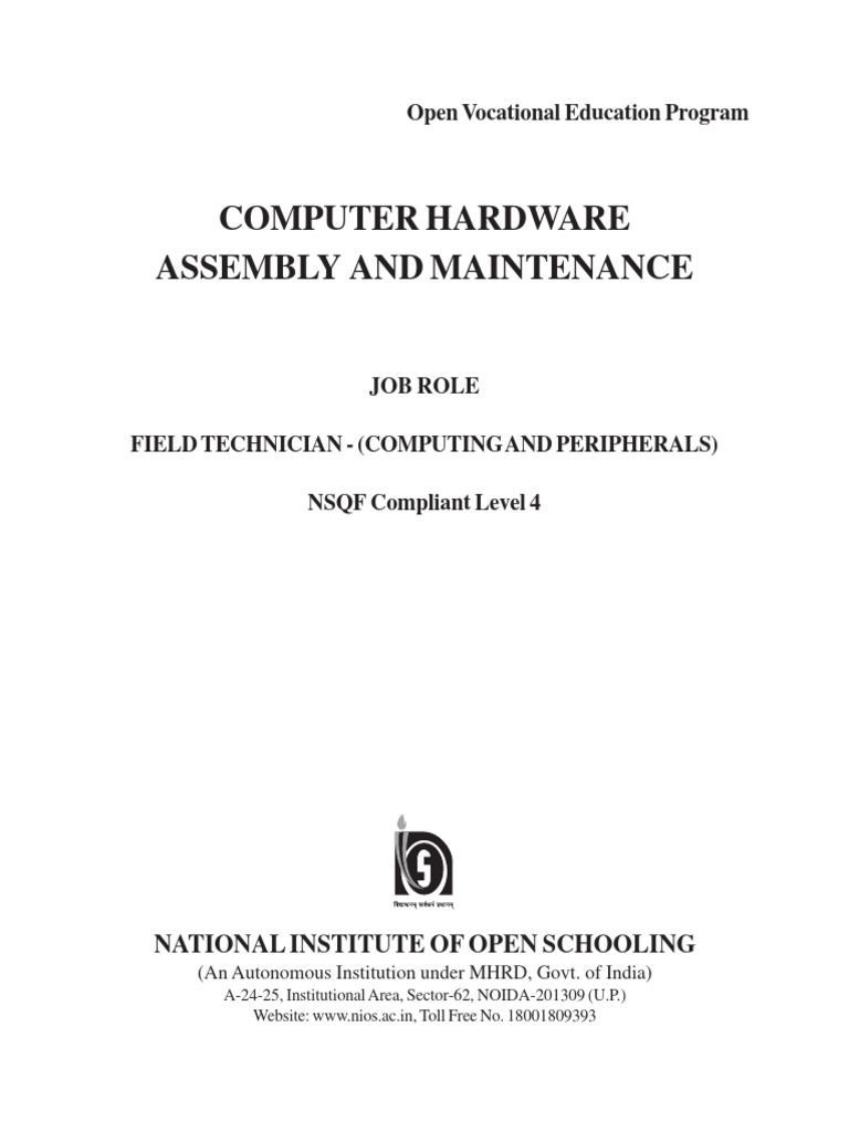 Computer Hardware Assembly and Maintenance Theory 663 | PDF | Computer ...