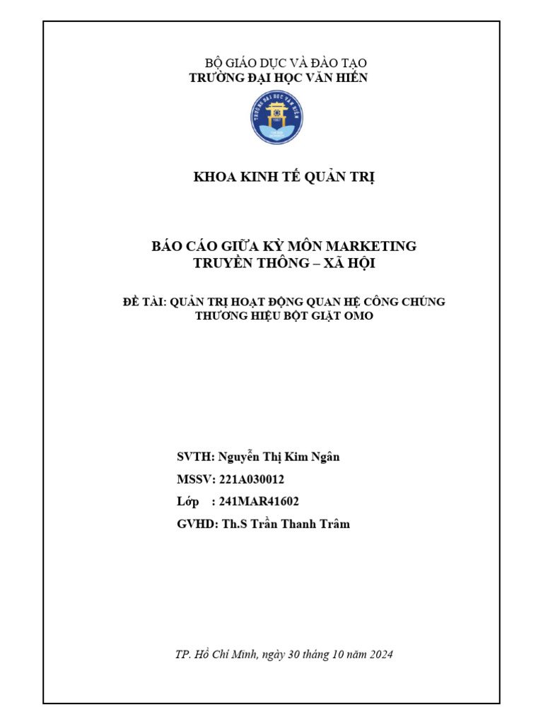 Bài Báo Cáo Gi A K | PDF