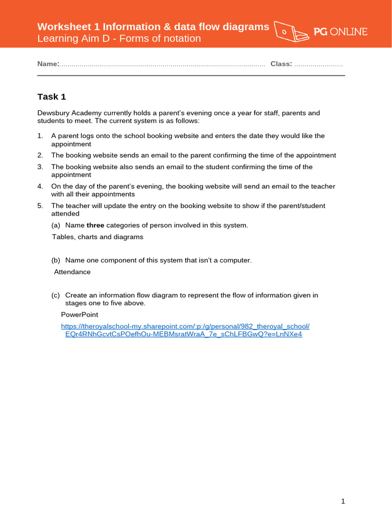 Topic 1 Worksheet 1 | PDF | Computing