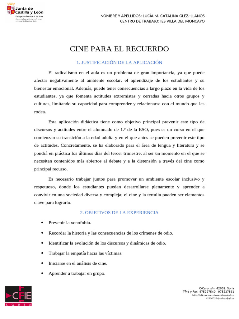 Cine para El Recuerdo | PDF