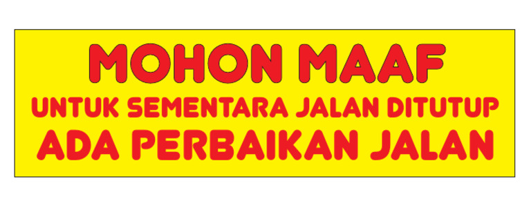Spanduk Perbaikan Jalan | PDF