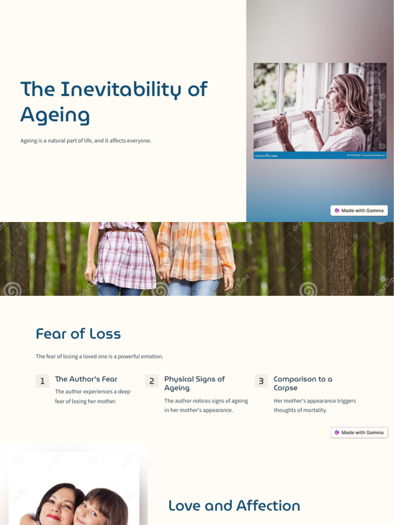 The Inevitability of Ageing | PDF | Fear | Vulnerability