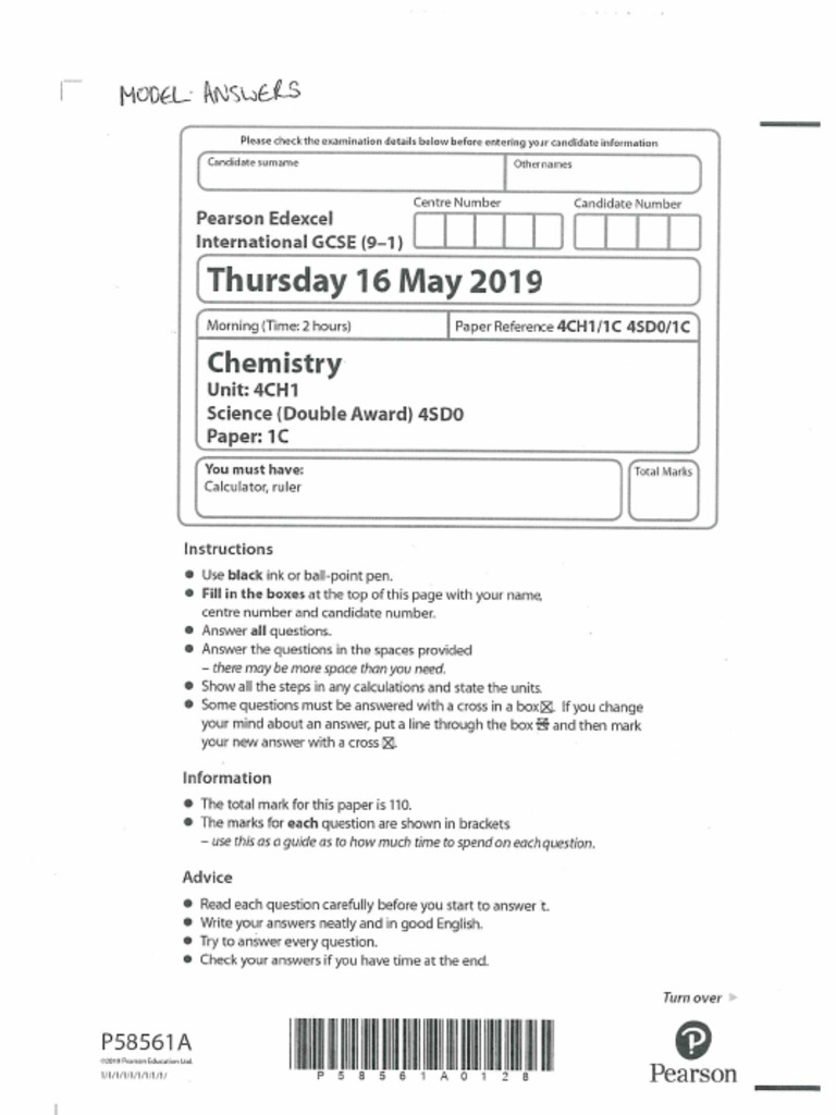 2019 May Paper1 ModelAnswers | PDF