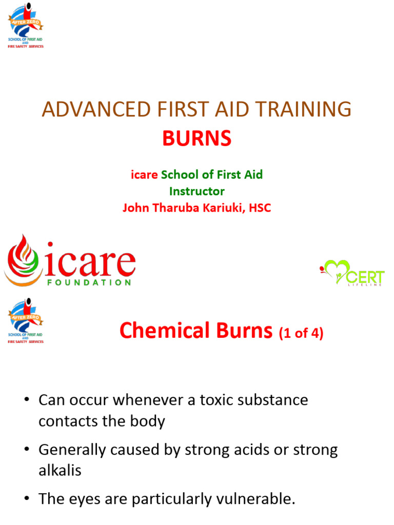 Advanced First Aid for Burn Management | PDF | Burn | Radiation