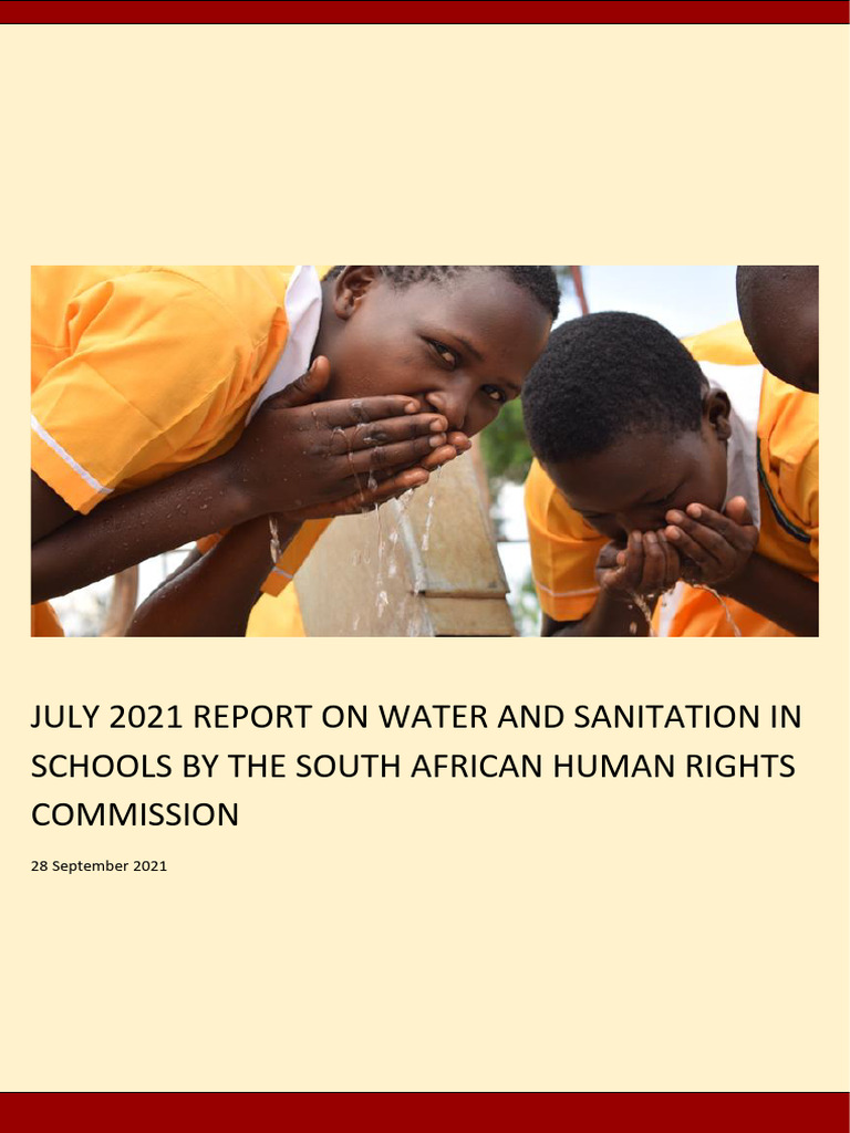 Water and Sanitation Report - 28 SeptemberPM | PDF | Sanitation | Latrine