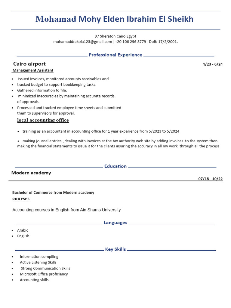 Mohamad Mohy Elden Ibrahim El Sheikh (1) | PDF
