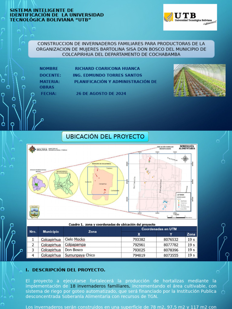 Proyecto Invernadero | PDF | Agricultura