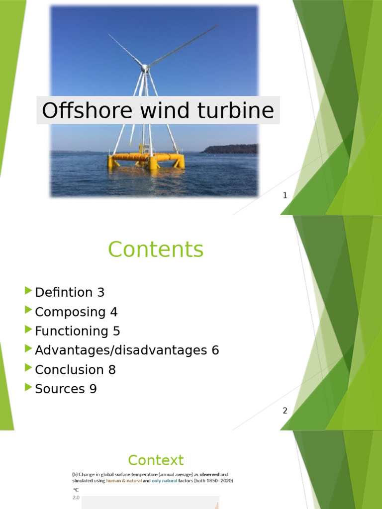 Offshore Wind Turbine | PDF