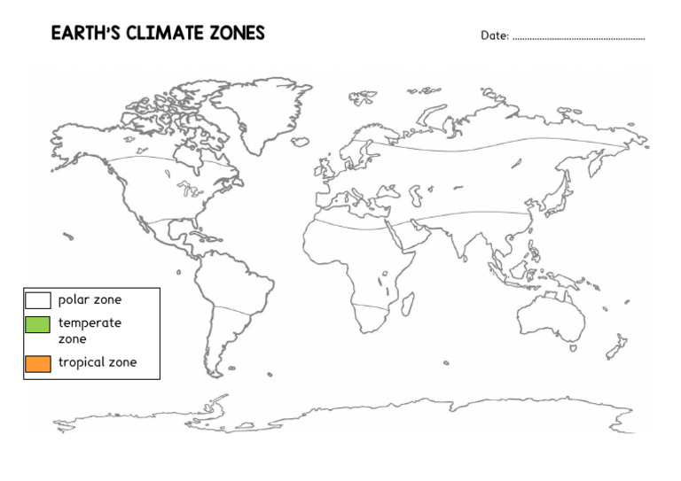 Colour Earth Climate Zones | PDF