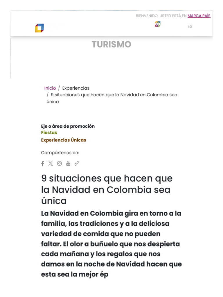 Cómo Se Celebra La Navidad en Colombia - Marca País Colombia | PDF ...