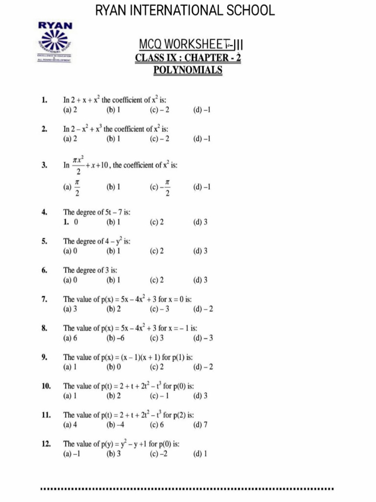 Assignment03 Ch-02-IX | PDF