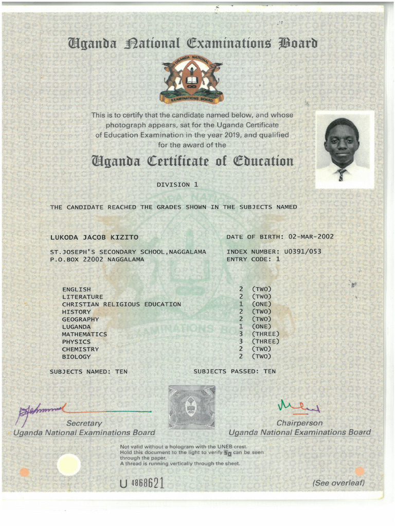 Certificates Scan | PDF