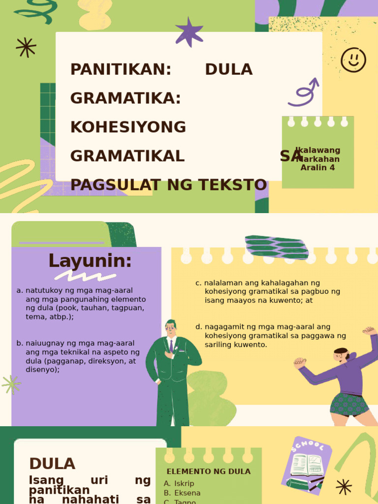 Aralin 4 Elemento at Uri NG Dula | PDF