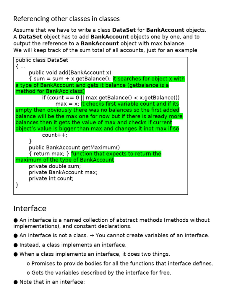 Referencing Other Classes in Classes | PDF | Inheritance (Object Oriented Programming ...
