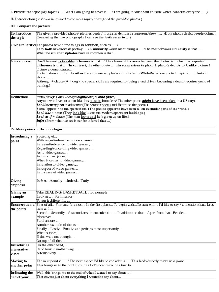 Monologue rev 1 | PDF | Languages | Foreign Language Studies