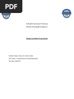 The Simple Pendulum Experiment and Conclusion Lab | PDF | Pendulum | Mass